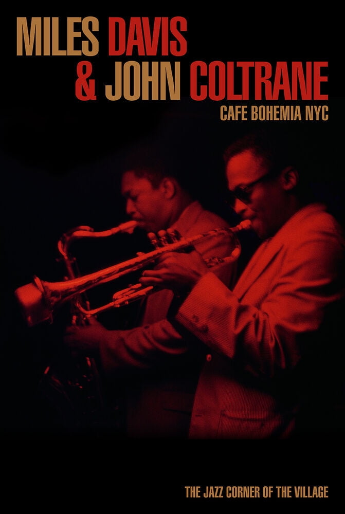Miles Davis & John Coltrane Poster - 24in x 36in - Walmart.com