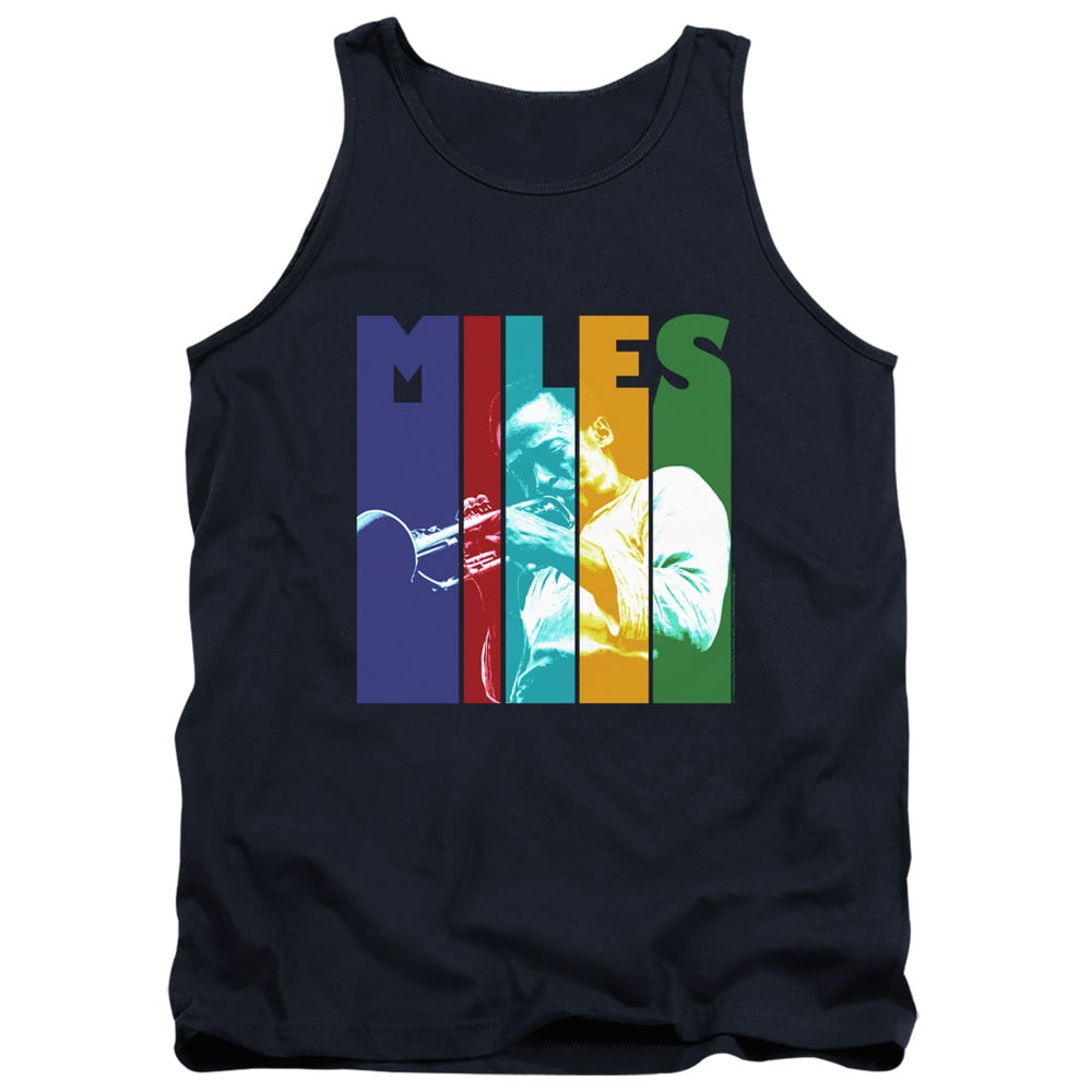 Miles Davis Miles Davis Lines Unisex Adult Tank Top, Miles Davis Lines ...