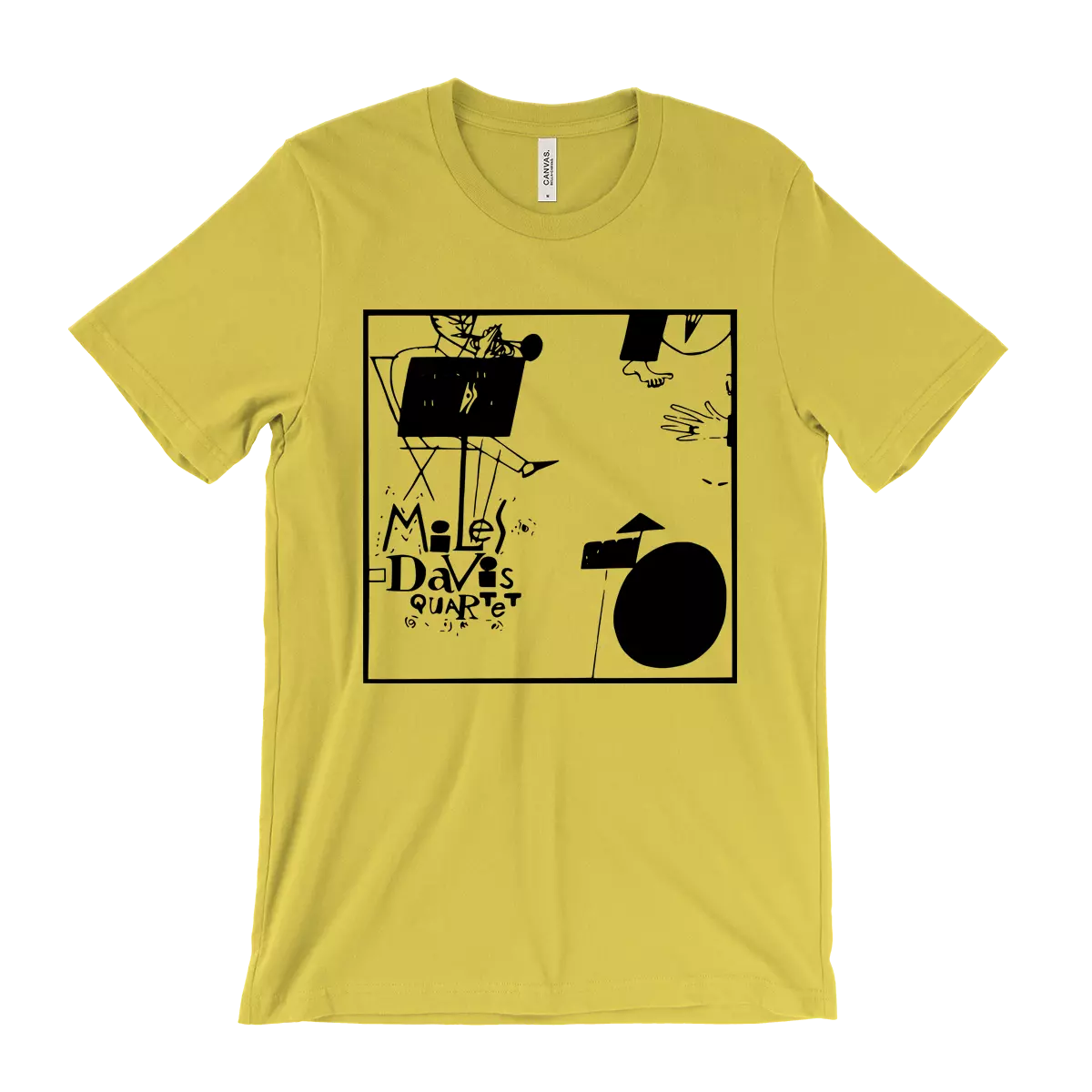 Miles Davis Quartet T Shirt Jazz Music John Coltrane Album Cover Art