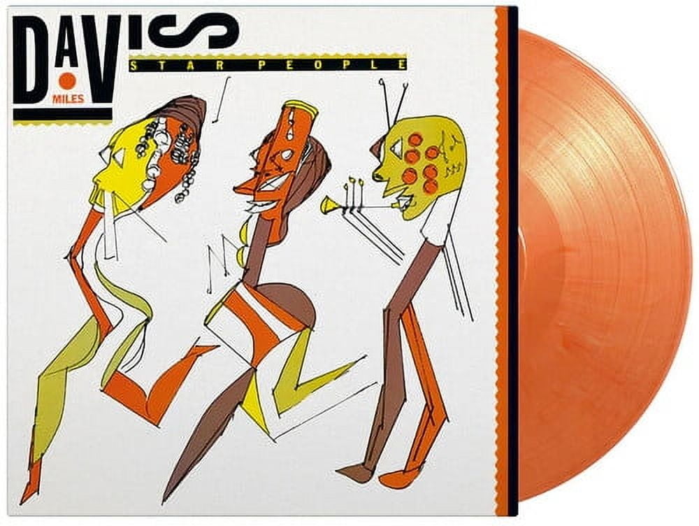 Miles Davis - Star People - Limited 180-Gram Orange & White Marble ...