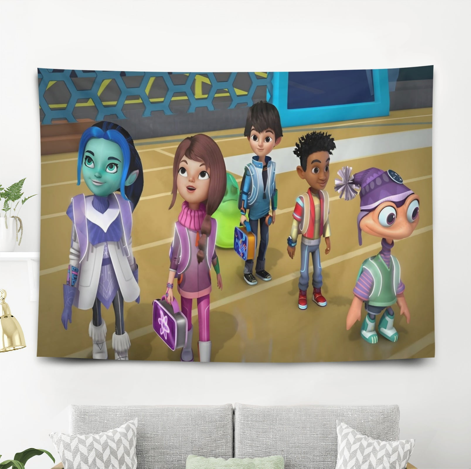 Miles From Tomorrowland Pattern Wall Hanging 50*60 Inches High-Quality ...