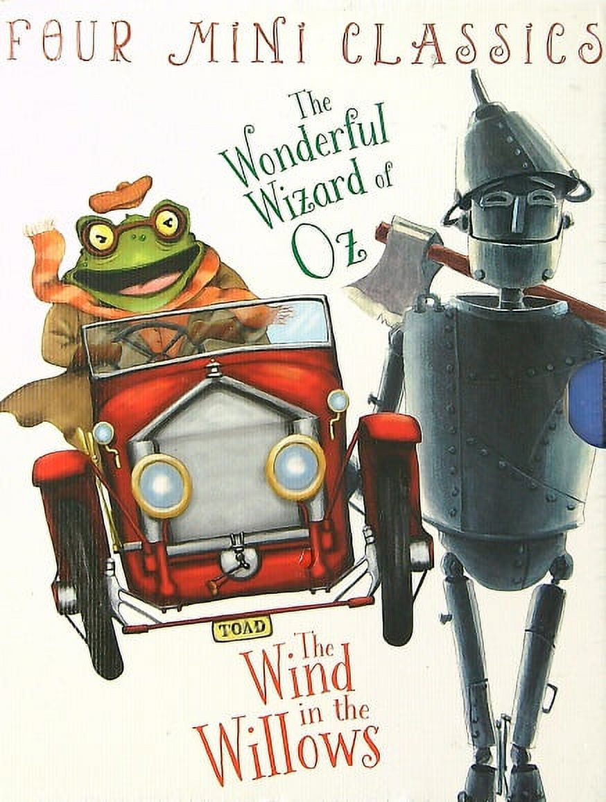 Miles Kelly Children’s Mini Classics 4 Book Deluxe Edition Box Set – Wizard Of OZ, Wind In The ...