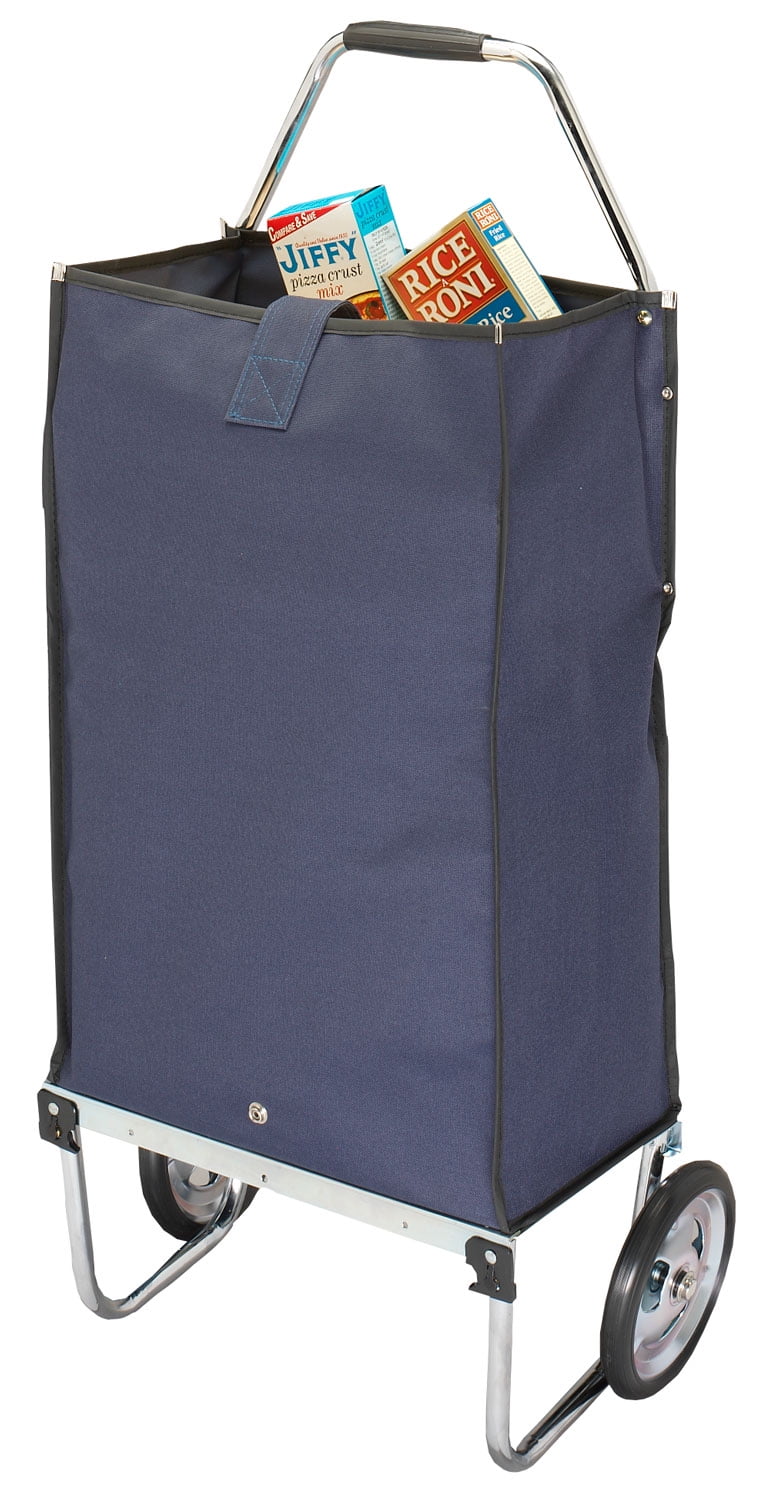 Miles Kimball Walter Drake Deluxe Folding Rolling Carryall Cart, 16.5 ...