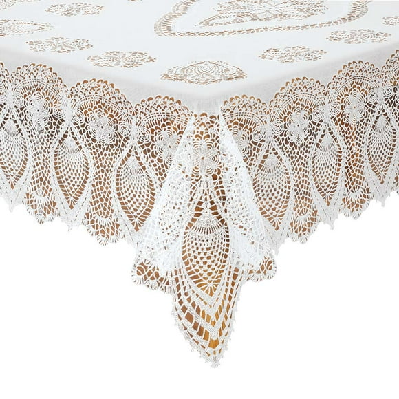 Vinyl Lace Tablecloth
