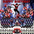 Miles Morales Party Supplies Plates Decorations Birthday Cake Topper ...