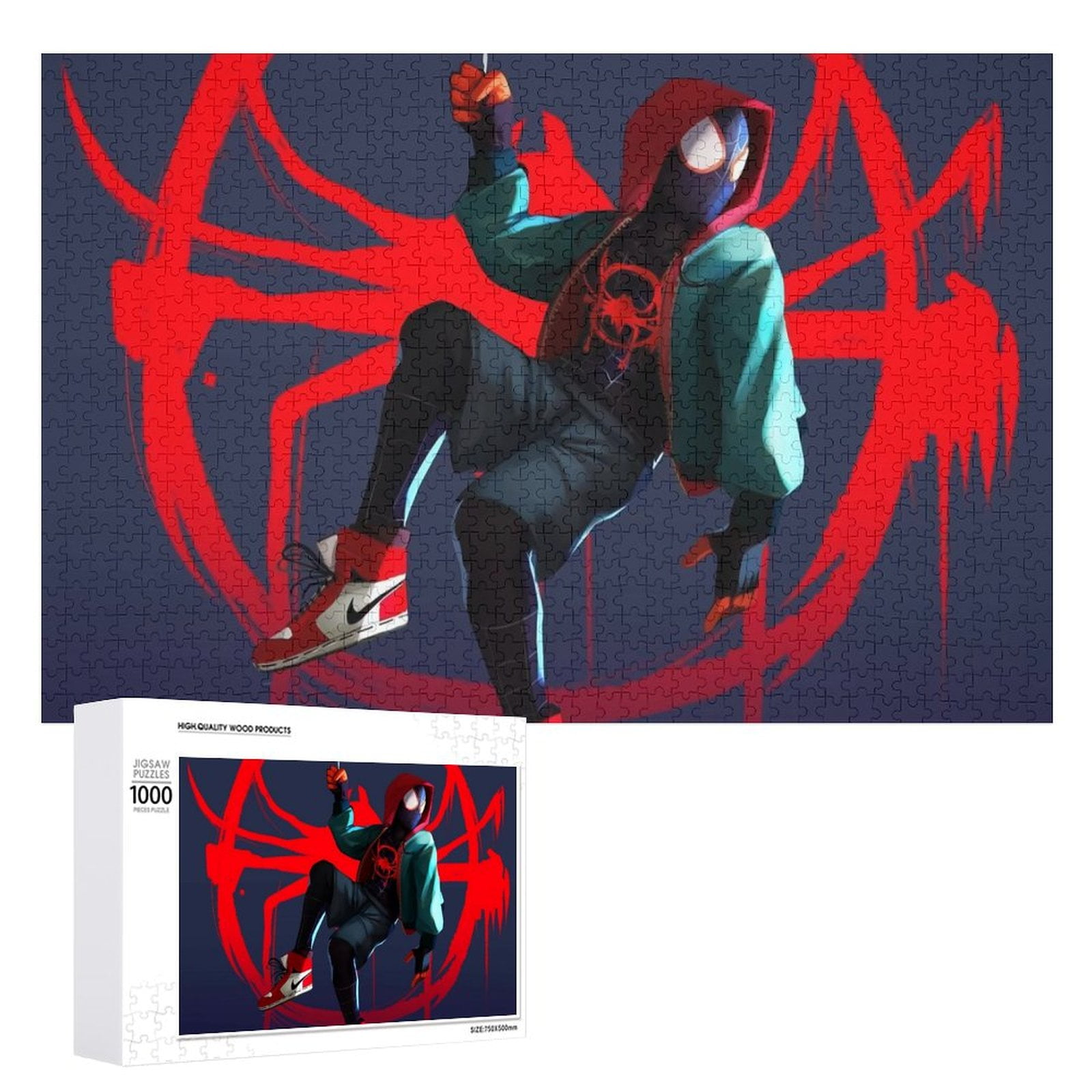 Miles Morales Posters Puzzles for Adults 1000 Pieces - Puzzles ...
