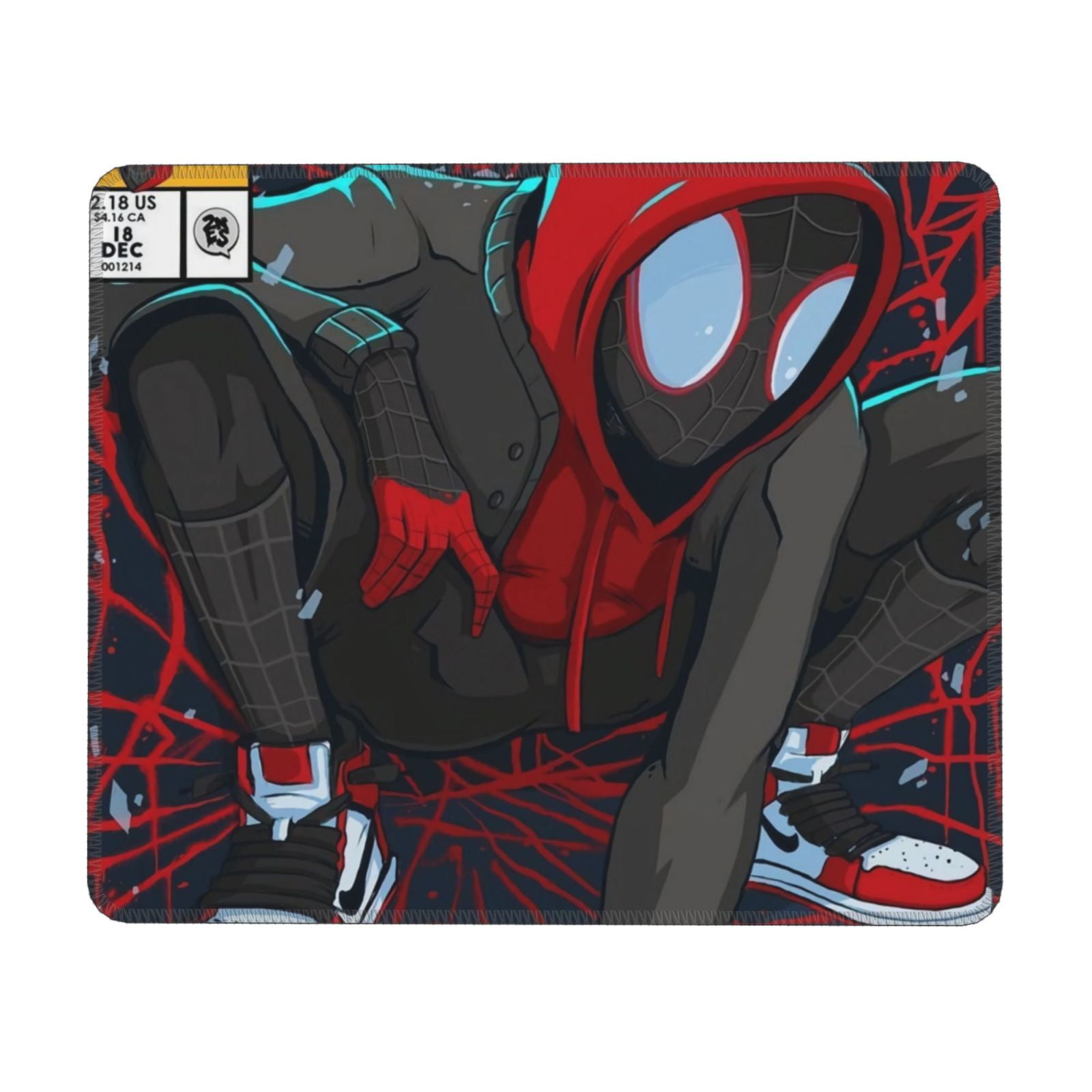 Miles Morales Spider-Man Mouse Pad with Anti-fray Stitching,Premium ...