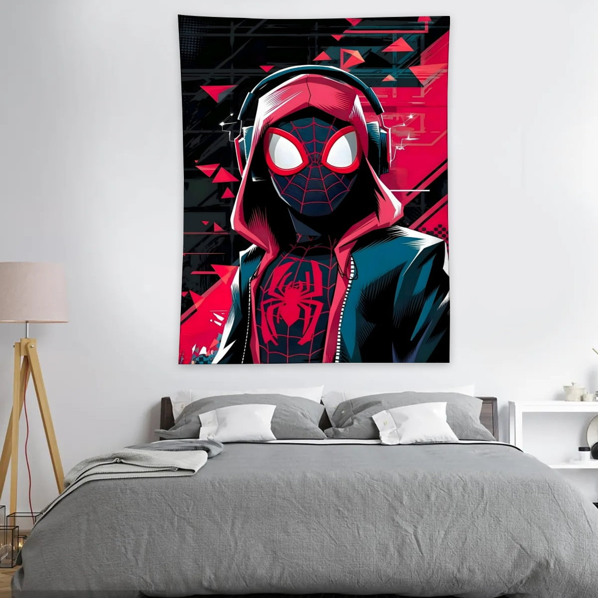 Miles Morales Tapestry 40 x 60 Inches With Vivid Colors Realistic ...