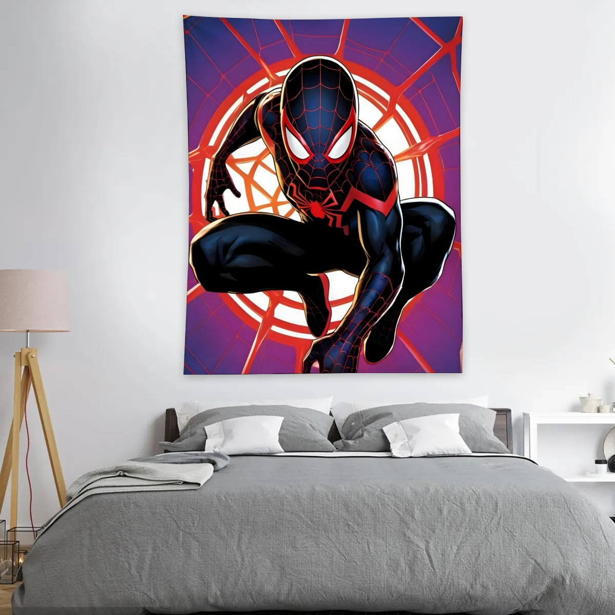 Miles Morales Tapestry 40 x 60 Inches With Vivid Colors Realistic ...