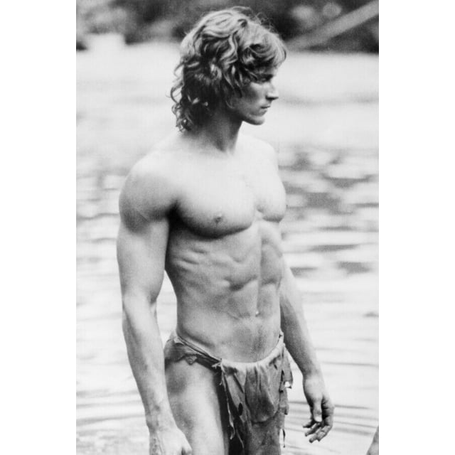 Miles O'Keefe in loincloth as Tarzan 8x10 photo - Walmart.com