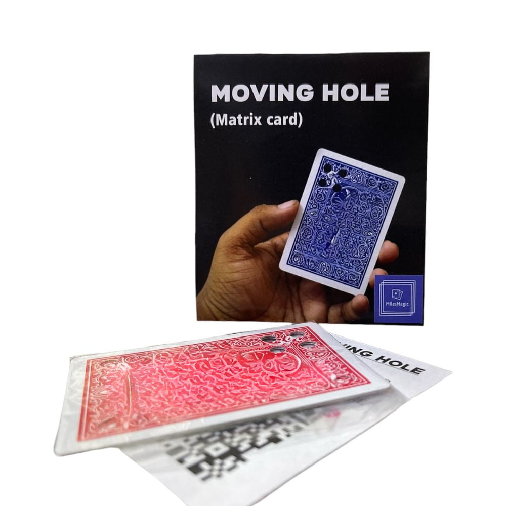 MilesMagic Magician's Moving Hole Matrix Art Gimmick - Highly Visual Classic Trick for Street ...