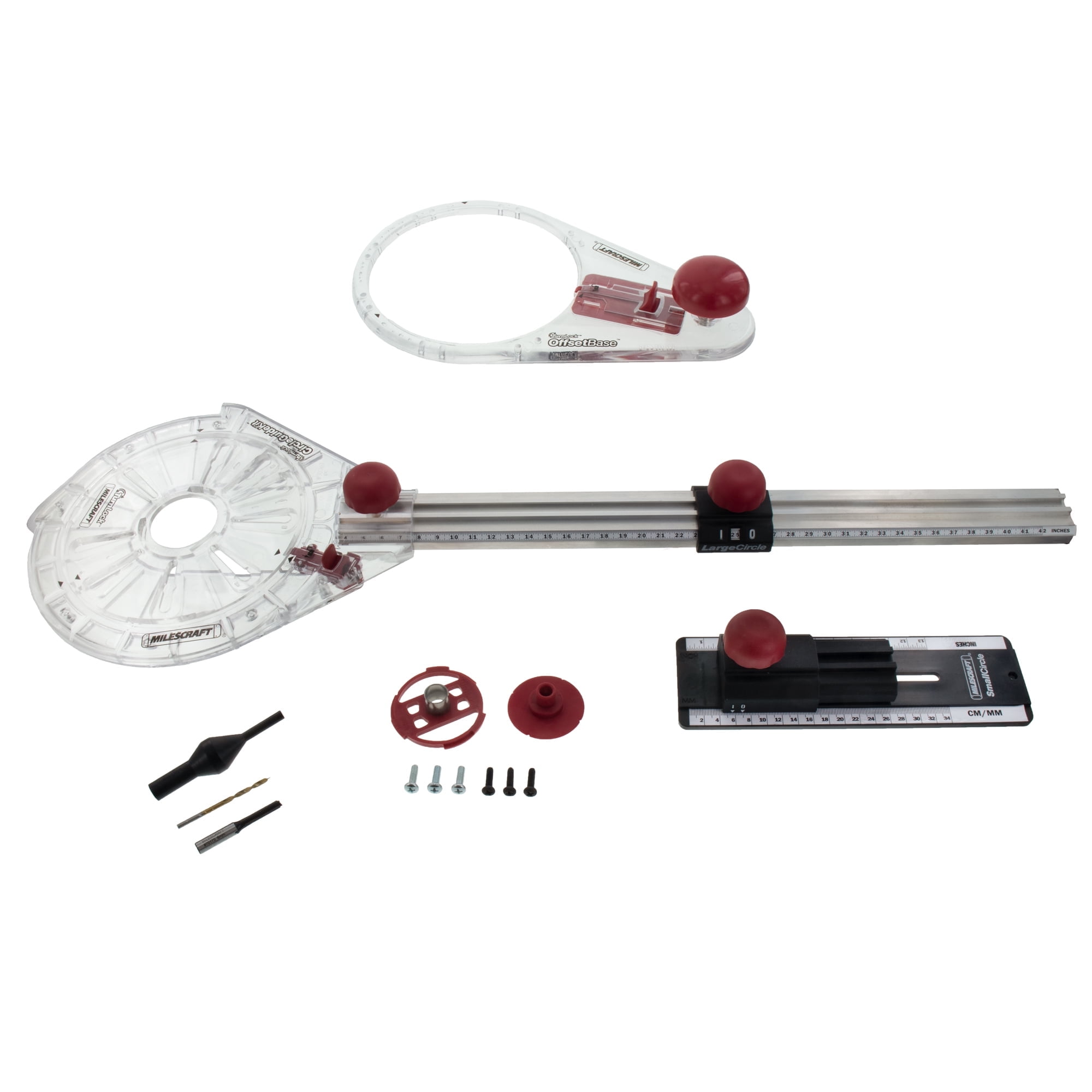 Milescraft 1219 Circle Guide Kit- Precision Router Circle Cutting Jig ...