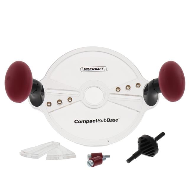 Milescraft CompactSubBase 8 x 8 in. Polycarbonate Router Attachment ...