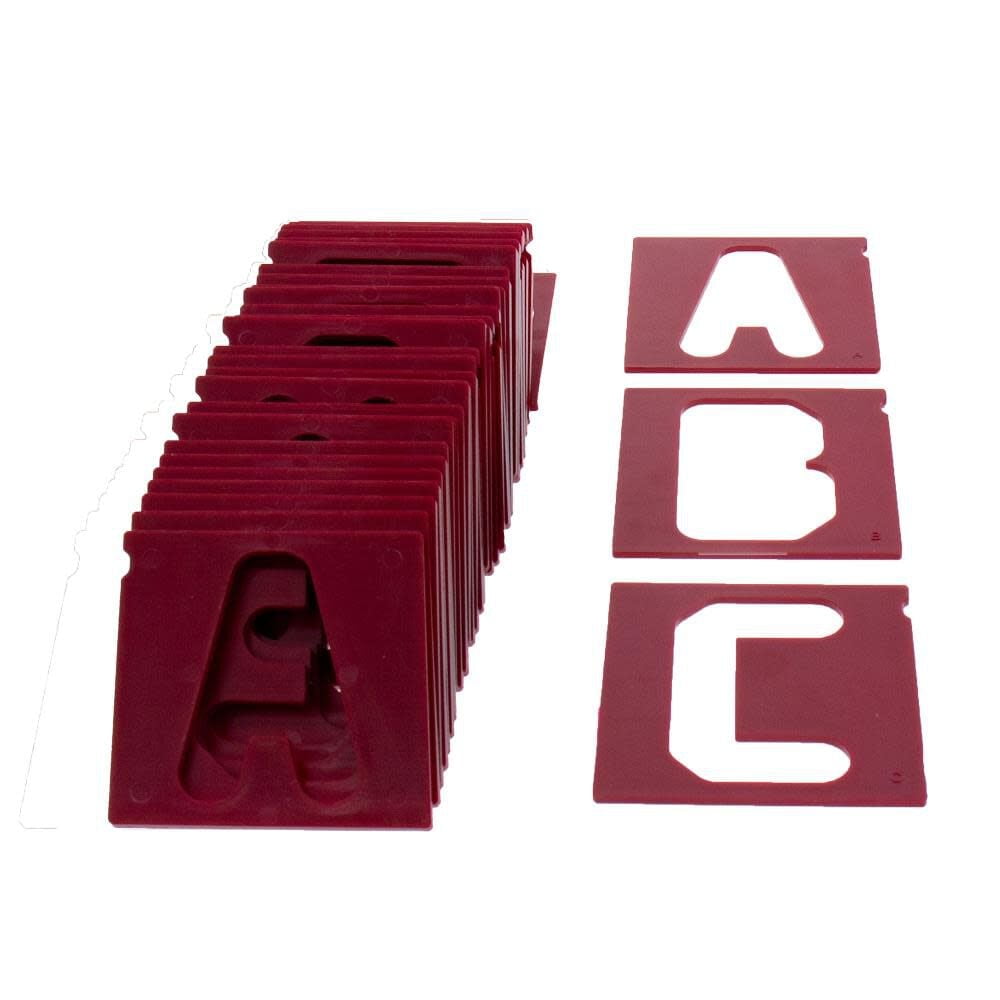 Milescraft Vertical Letters 2.5In 34Pc - Walmart.com