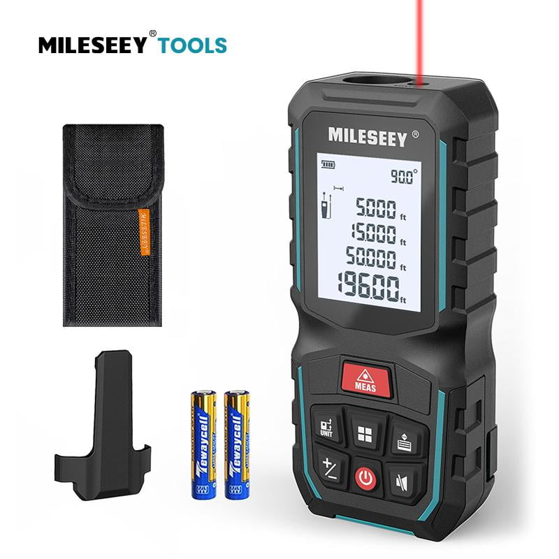 Mileseey G2 Laser Measuring Tool, 330FT with Angle Sensor, Laser ...