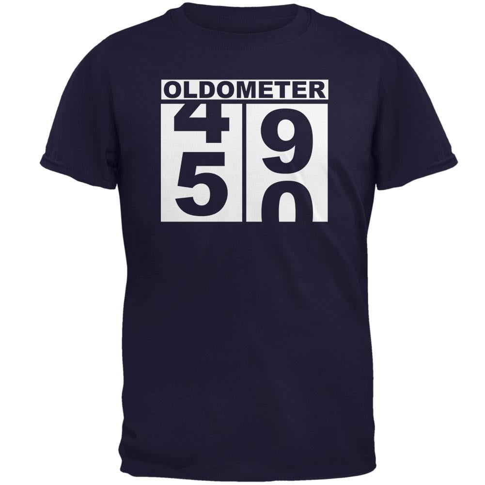 Milestone Birthday Oldometer Odometer Turning 50 Mens T Shirt - Walmart.com
