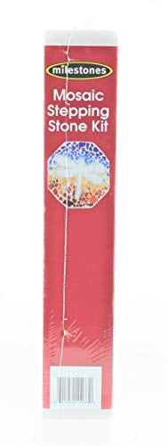 Milestones Mosaic Stepping Stone Kit, Makes a 12-Inch Stone - Walmart.com