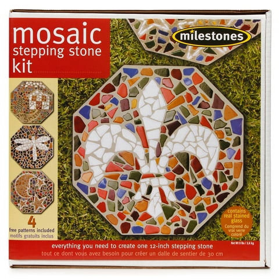 Milestones Mosaic Stepping Stone Kit-Mosaic - Walmart.com