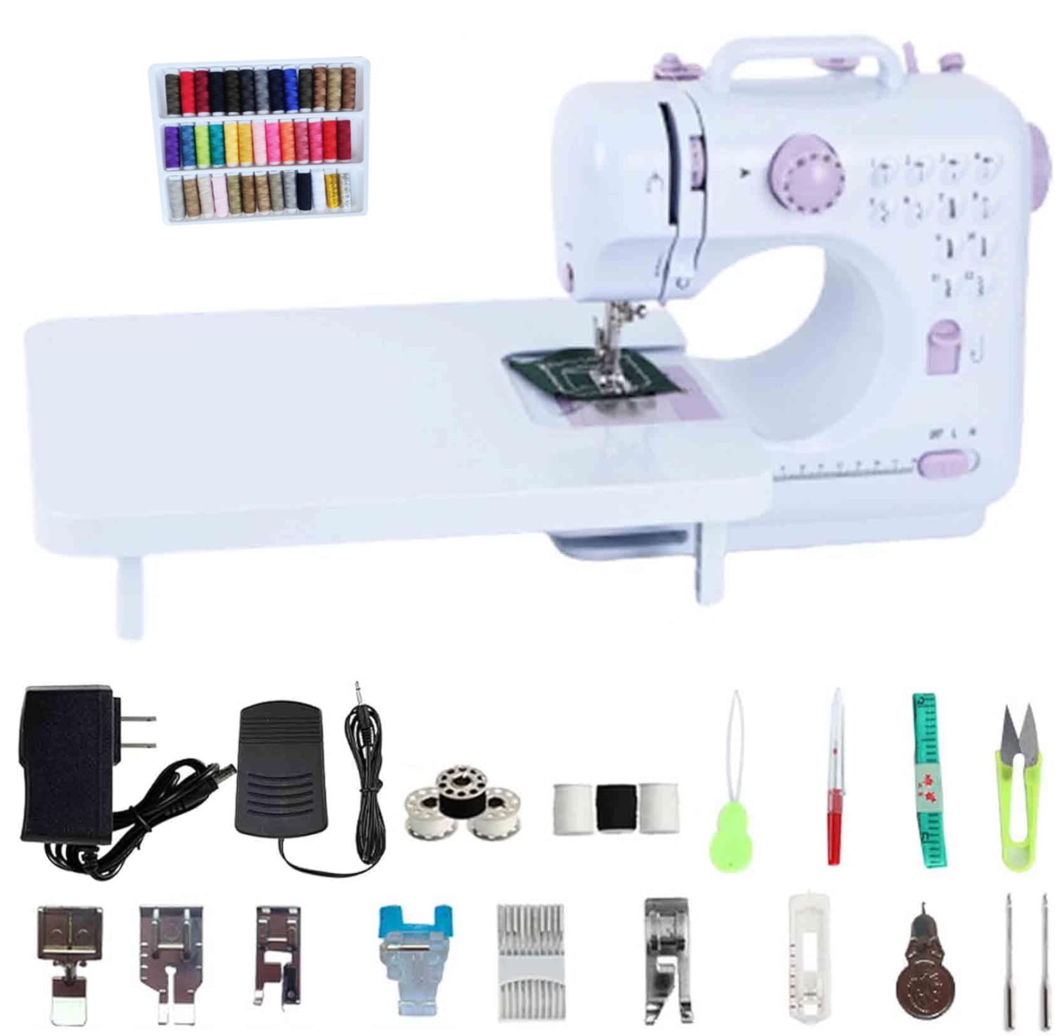 Milex Insta Stitch Portable Electric Sewing Machine for Beginners 12 ...