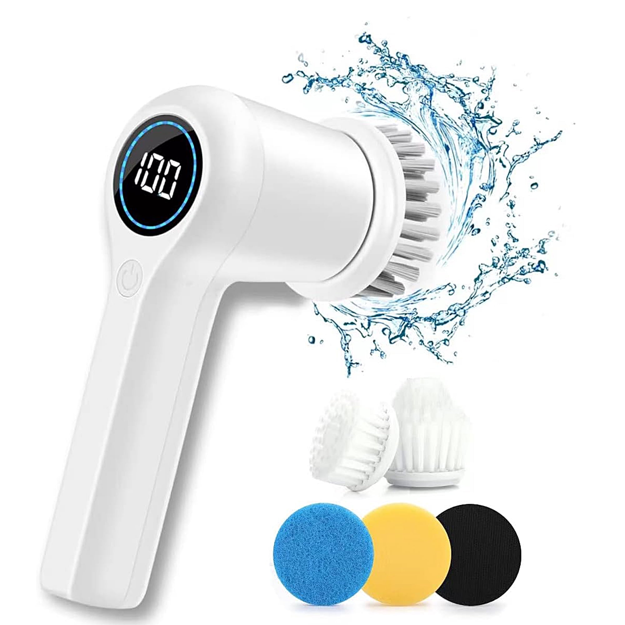Milex Power Scrubber Rechargeable Waterproof Multi‑Surface Cleaning ...
