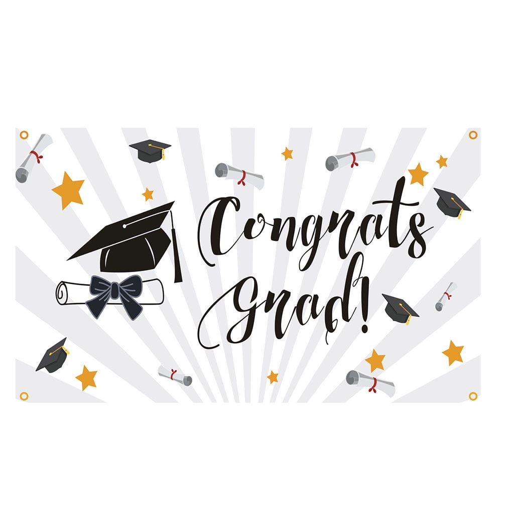 Milexda Graduation CONGRATS GRAD Wall Banner Backdro CLASS 2020 Party ...