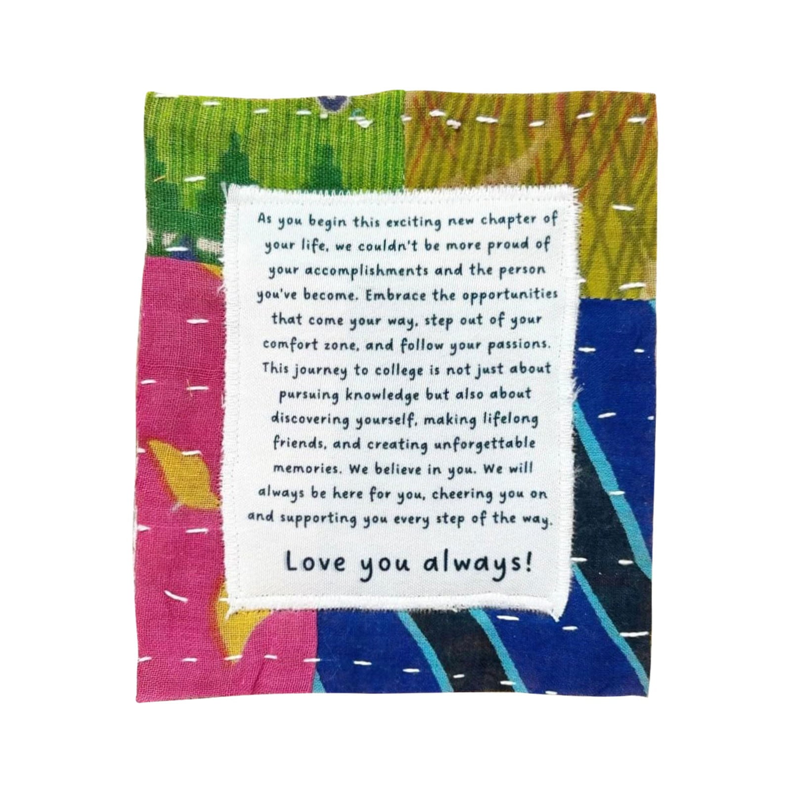 Milexda Pocket Prayer Quilt Gifts With Inside Shabby Fabrics Pocket ...