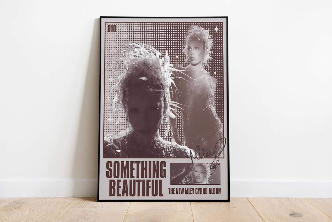 Miley Cyrus Album Cover : Music Room Wall Decor #394, Unframed Canvas ...