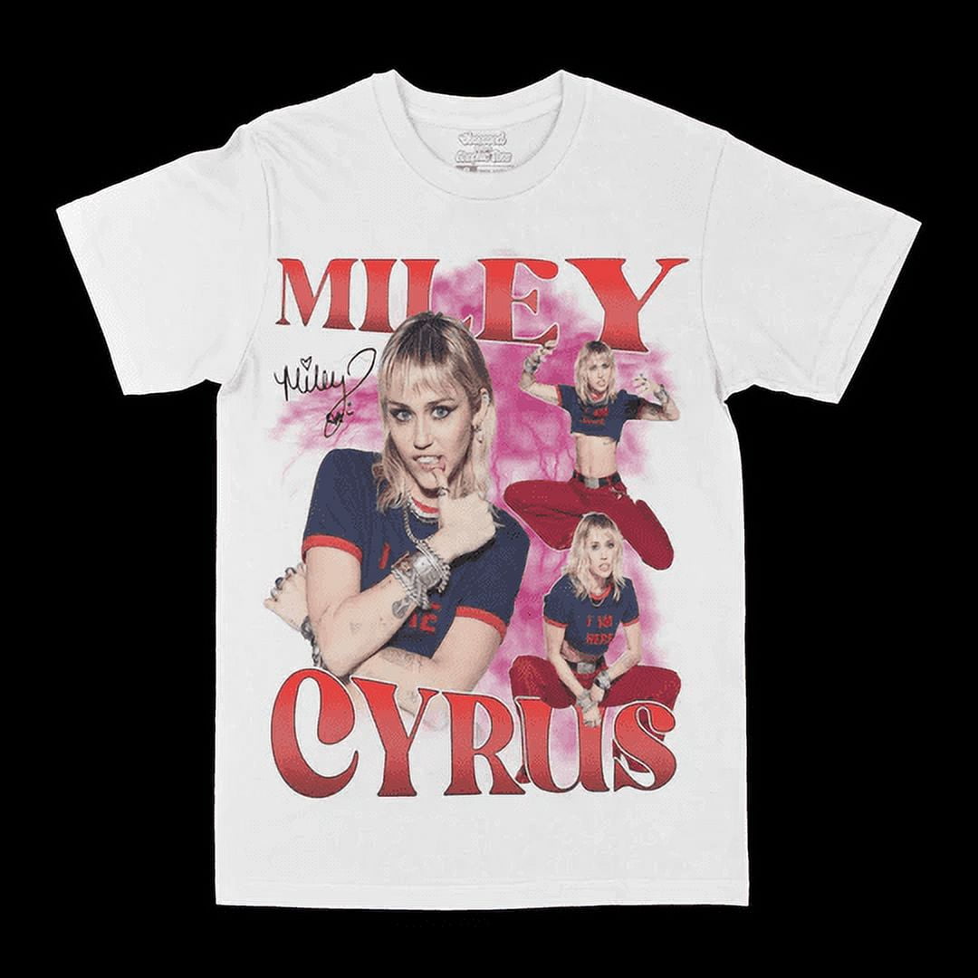 Miley Cyrus Graphic Tee - Walmart.com