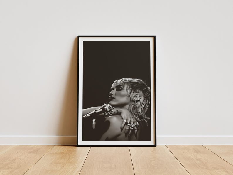 Miley Cyrus Pop Music Wall Art Cover Album Poster, Size 24x36 Unframed ...