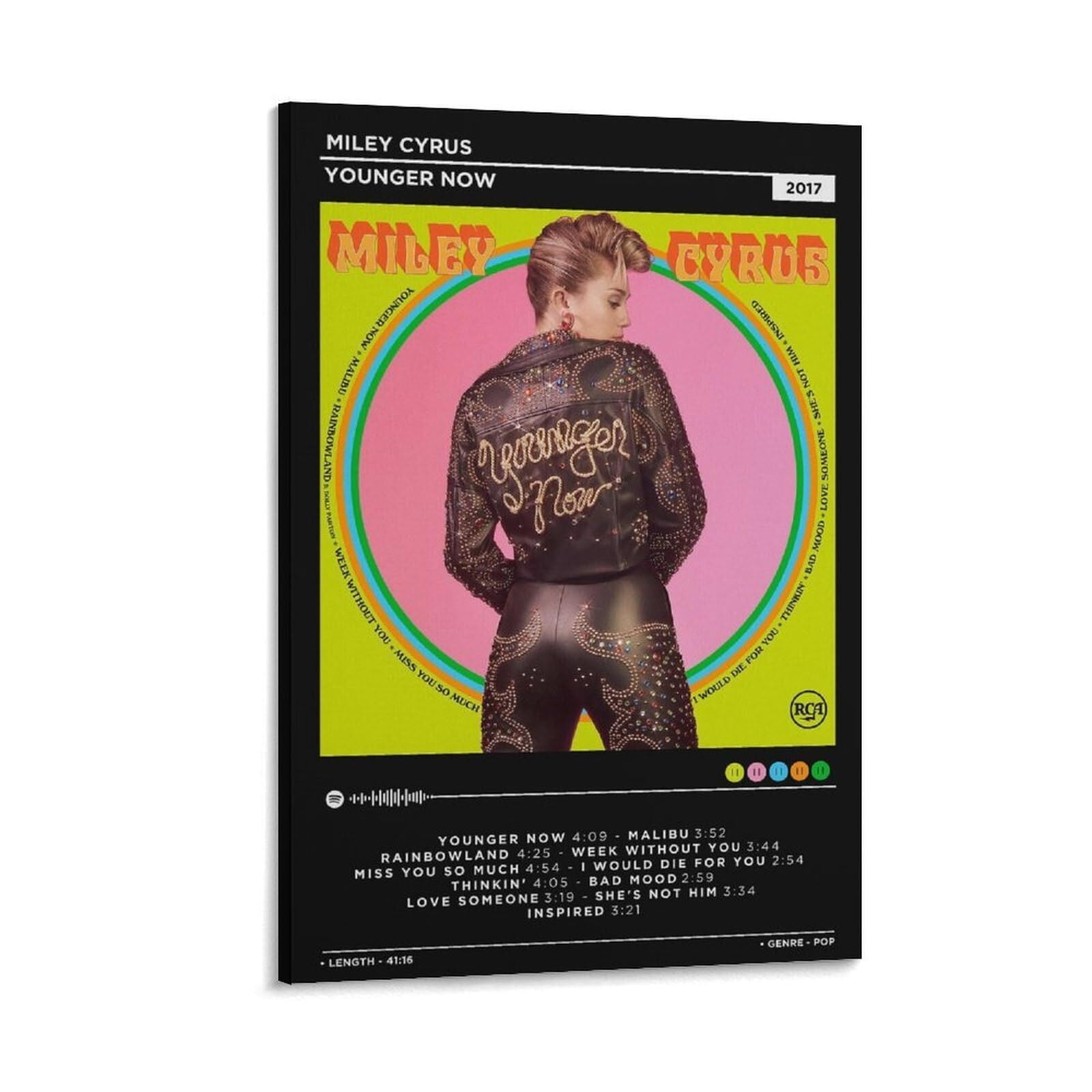 Miley Cyrus Posters Younger Now Canvas Poster Bedroom Decoration ...
