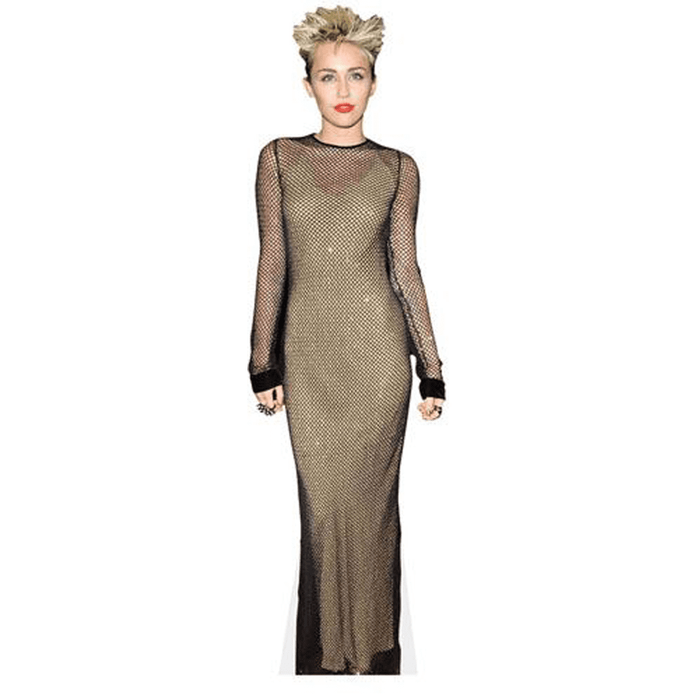Miley Cyrus (Rock) Lifesize Cardboard Cutout Standee - Walmart.com