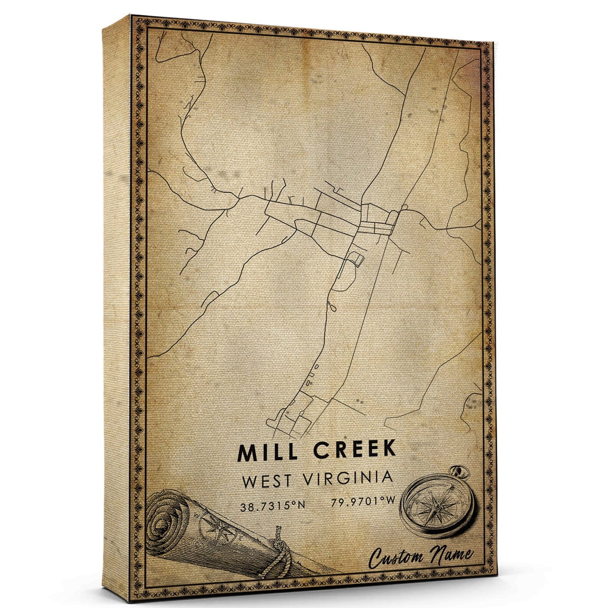 Milford Haven Map Poster, Wales Map Art Poster, Canvas, Milford Haven ...