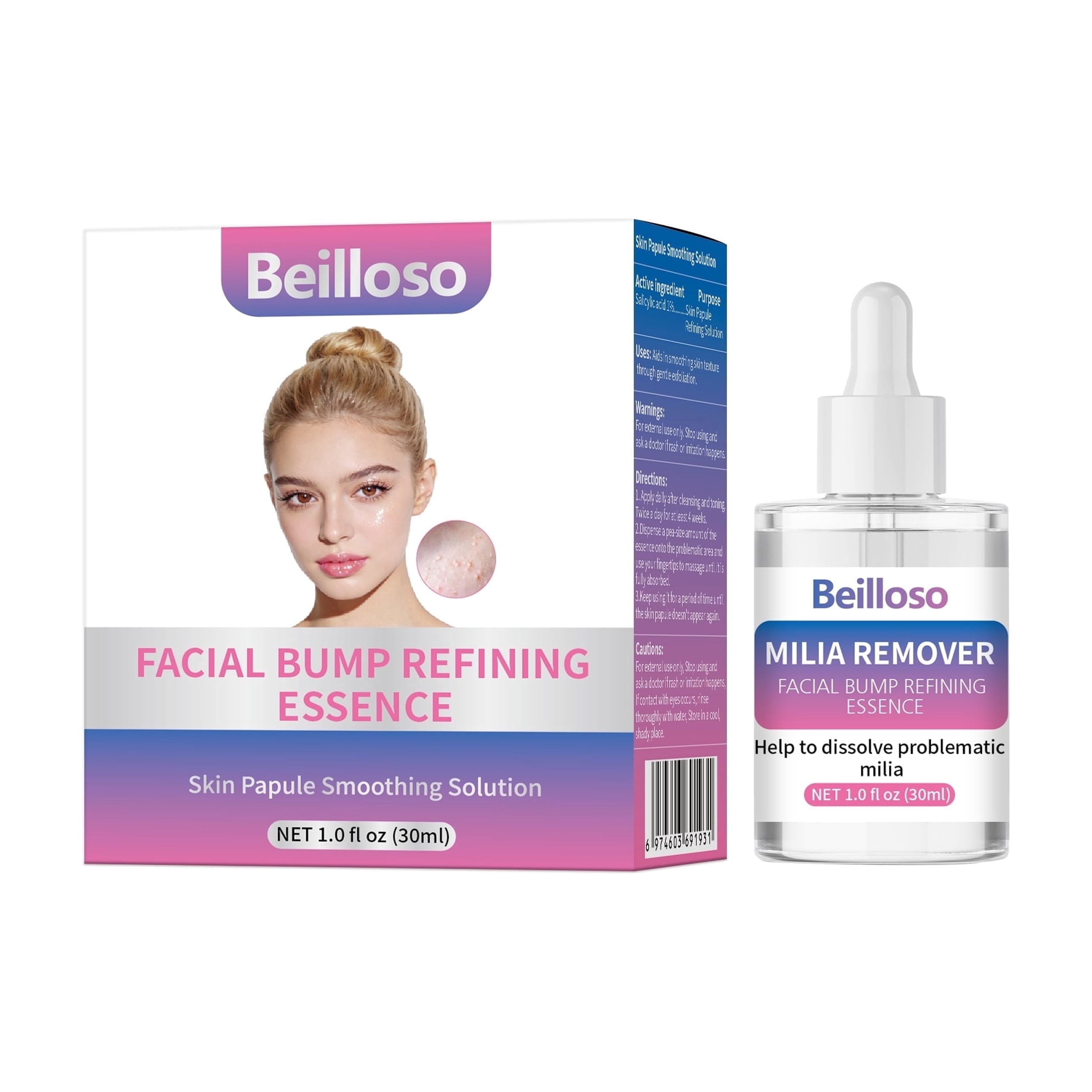 Milia Remover Serum,Milia Spot Removal with Salicylic Acid, Milia Acne ...