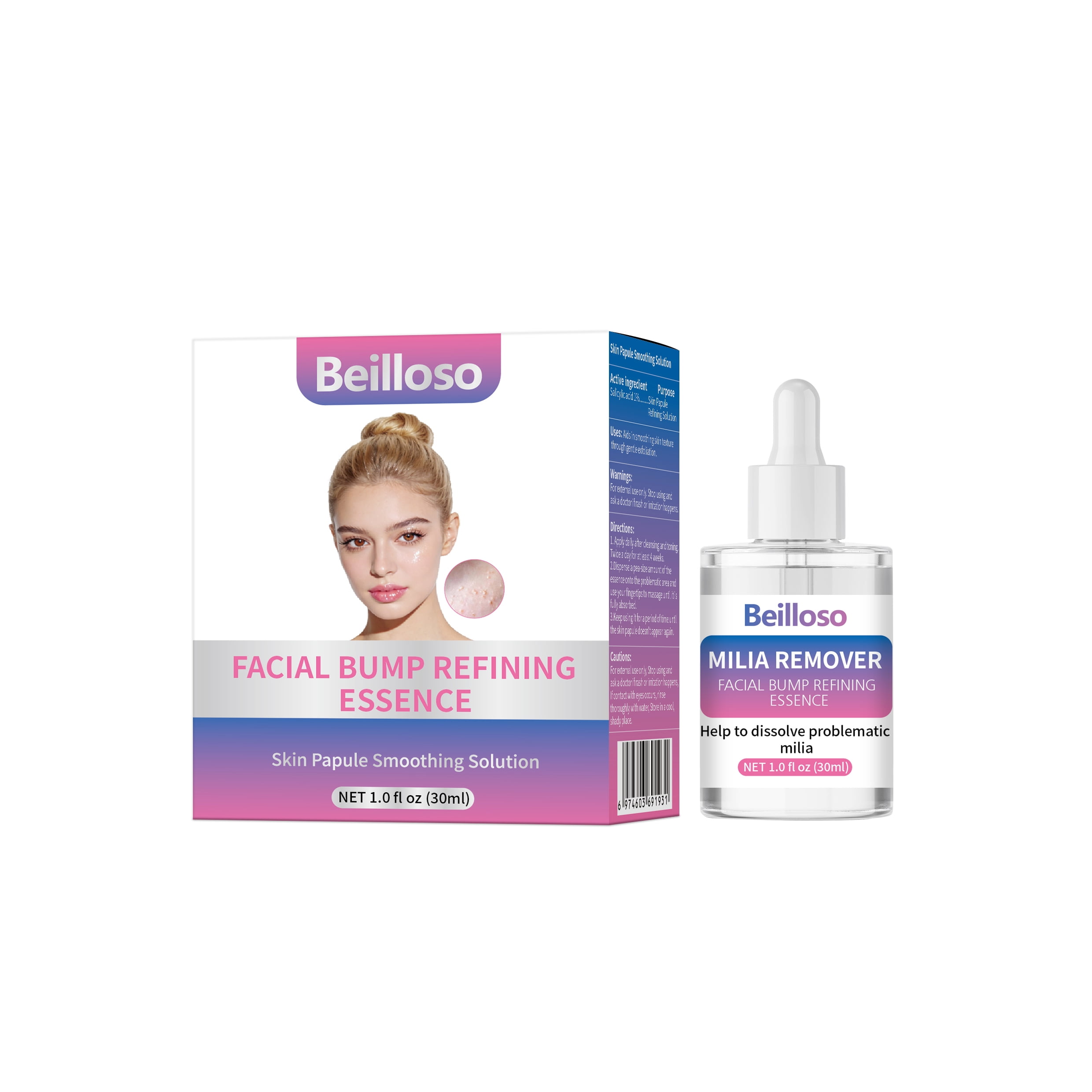 Milia Remover Serum,Milia Spot Removal with Salicylic Acid, Milia Acne ...
