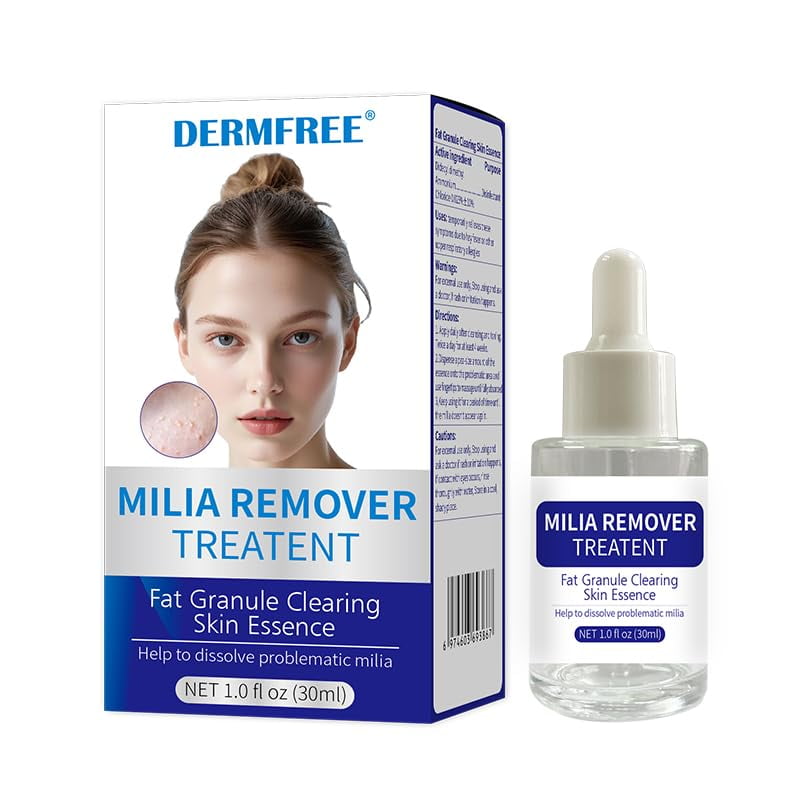 Milia Remover Treatment Serum for Face & Eyes - Salicylic Acid Treatment for Stubborn Spot, Acne ...