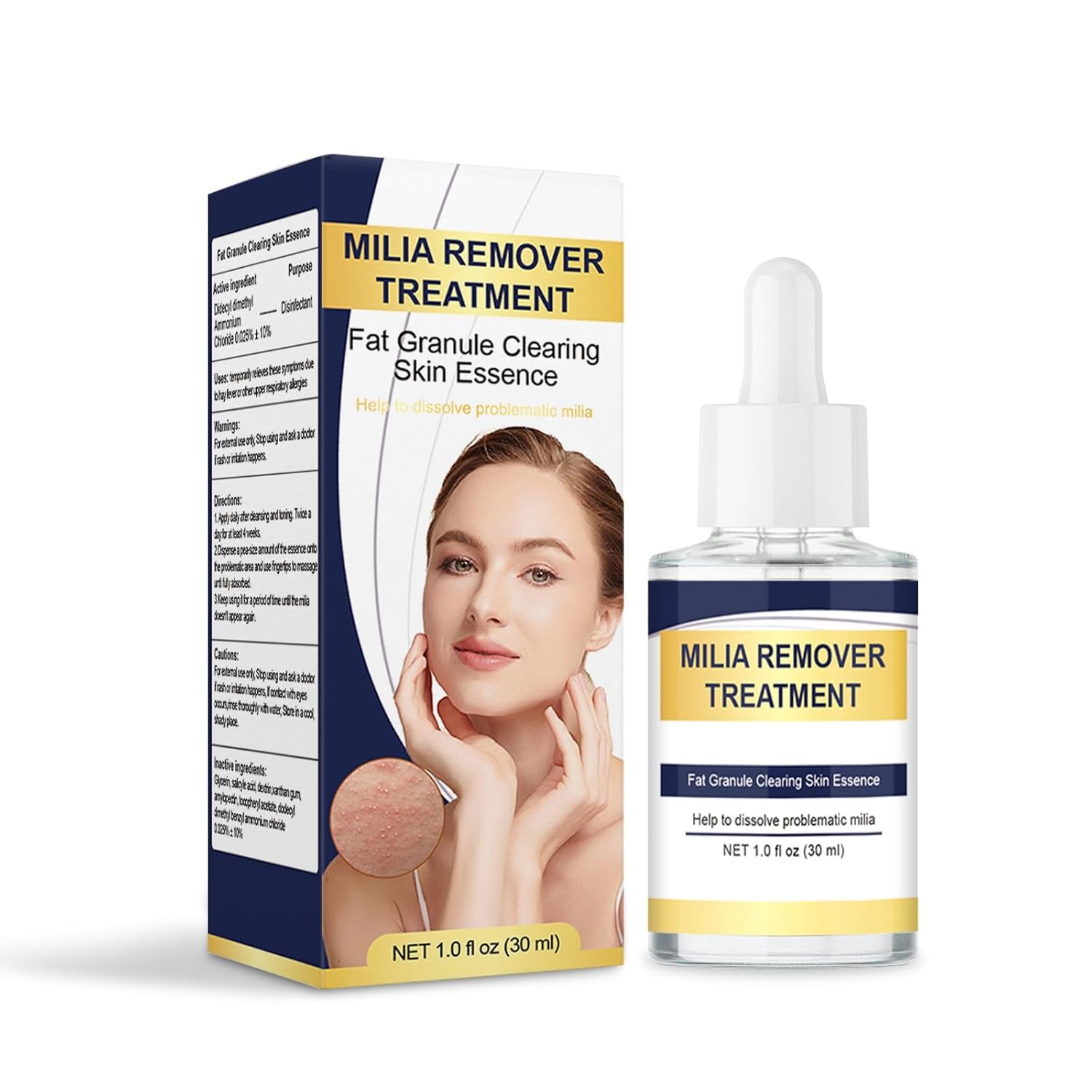 Milia Remover Treatment serum,Milia Spot Treatment with Salicylic Acid ...