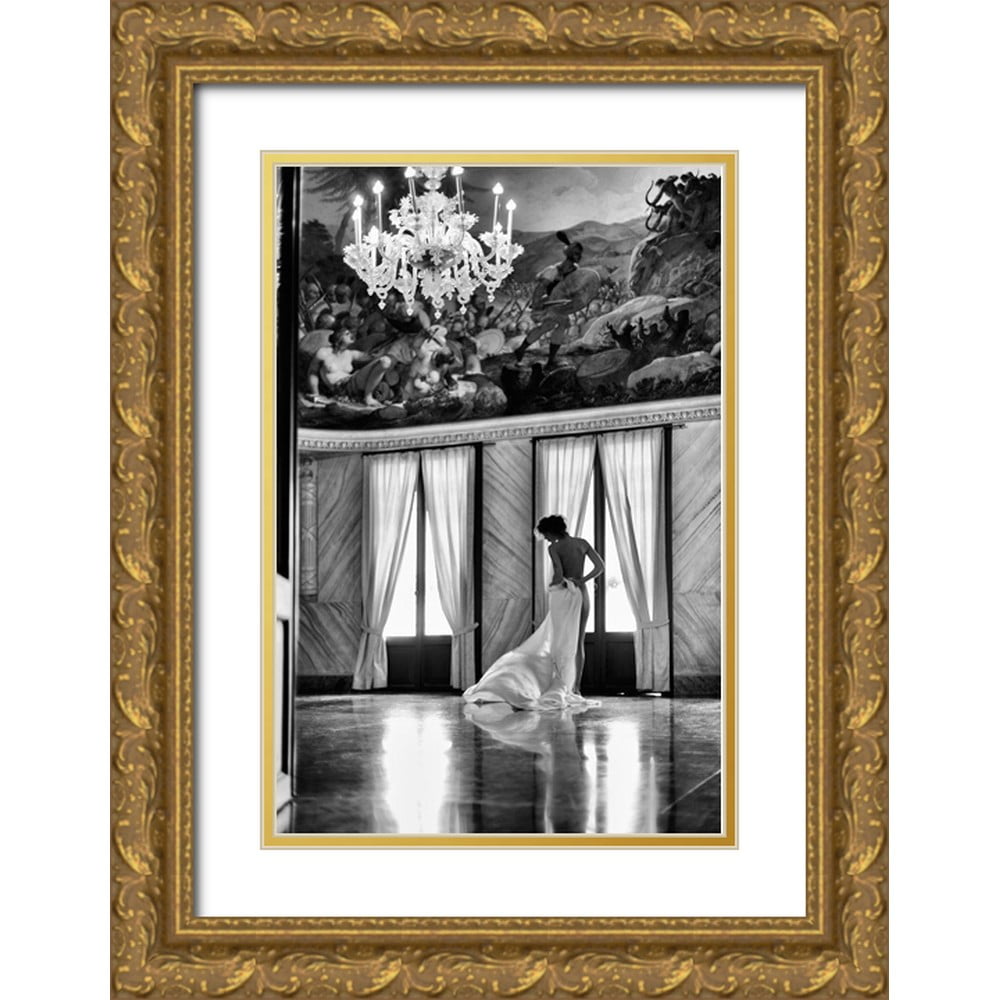Milillo, Marco 11x14 Gold Ornate Wood Framed with Double Matting Museum ...