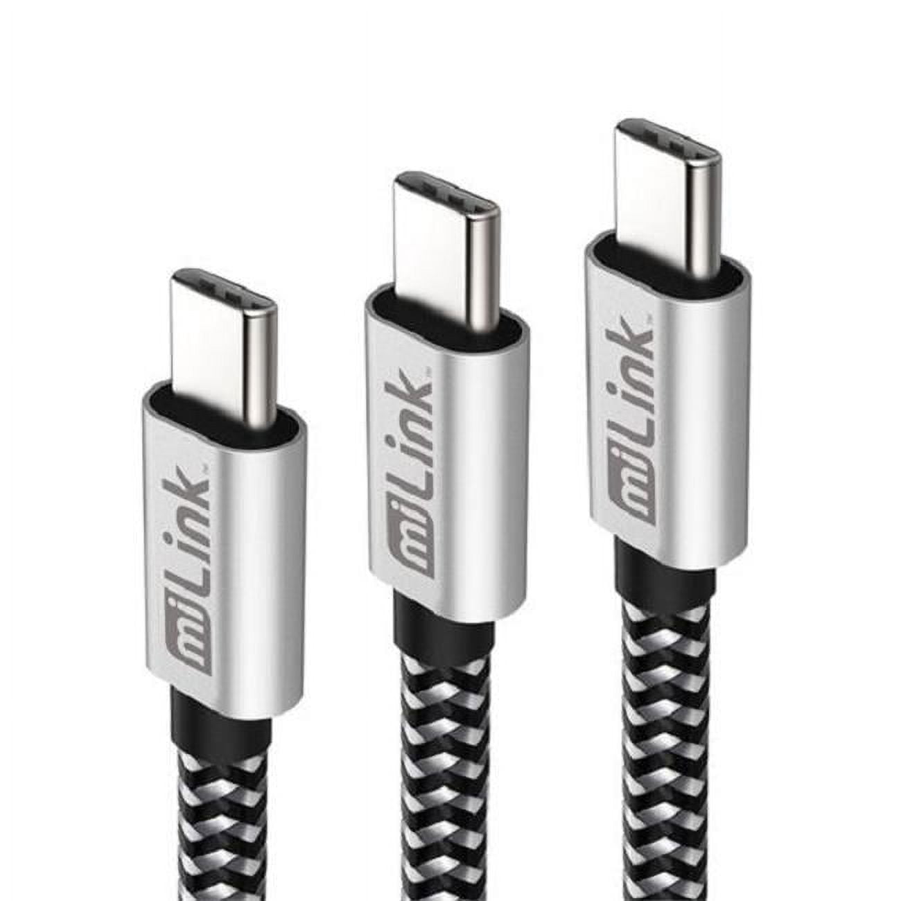 Milink USB-C Cables - 3 Pack - Walmart.com