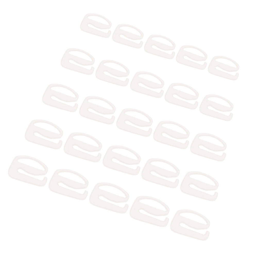 Milisten 1 Set 100pcs Plastic Bra Shoulder Strap Buckle Adjuster Bra ...