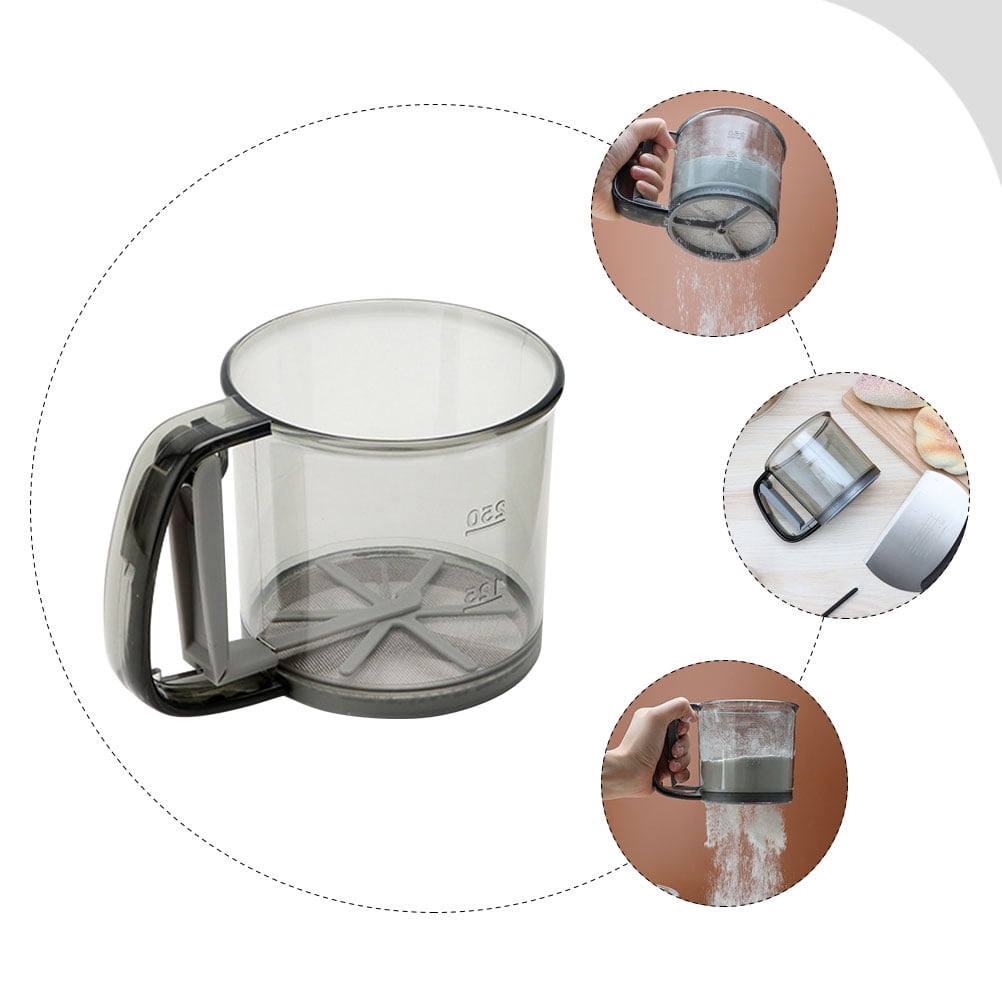 Milisten 1 Set Baking Flour Sifter Handheld with Filtering Powder and ...