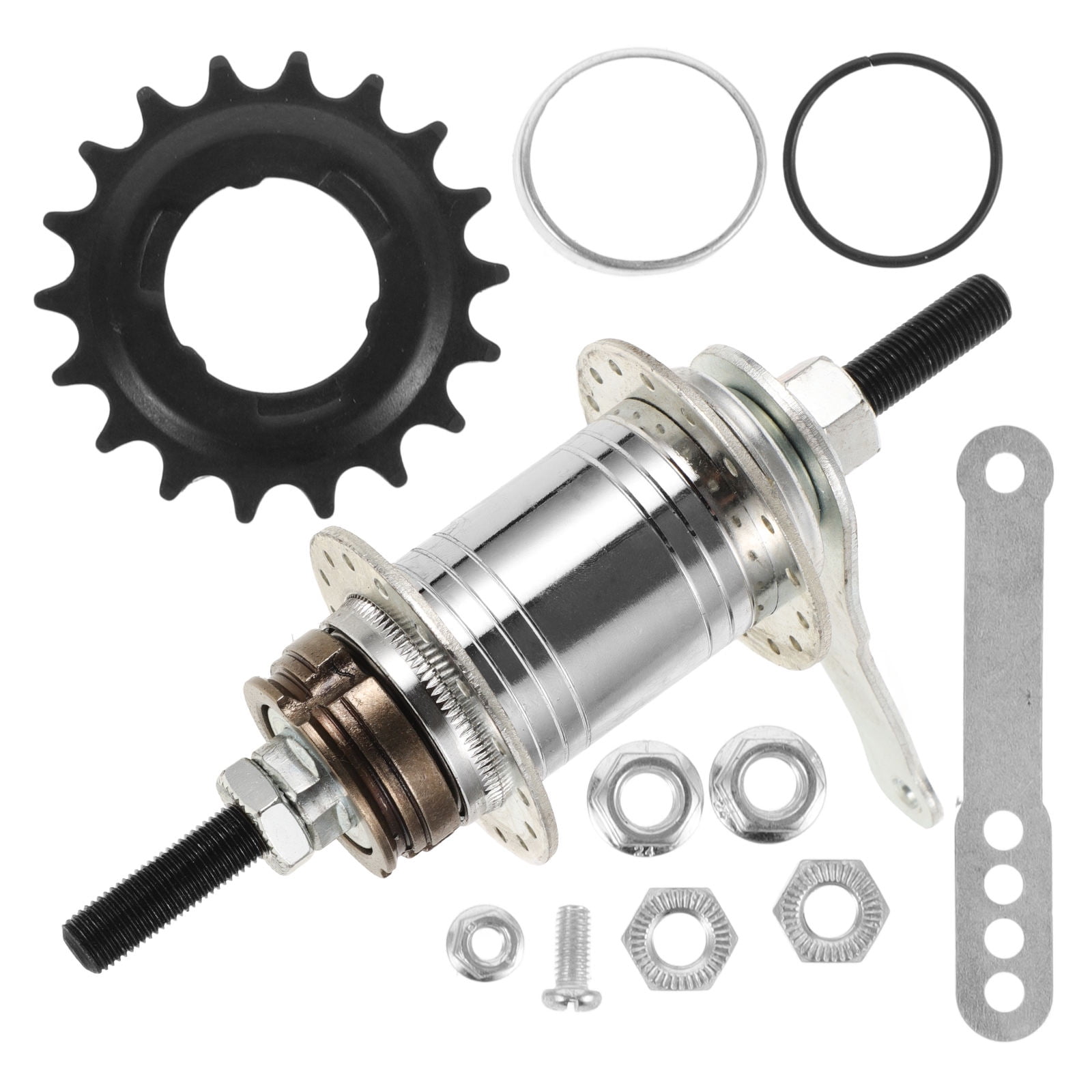 Milisten 1 Set Metal Bicycle Rear Brake Hub for Urban Riding and Silver ...