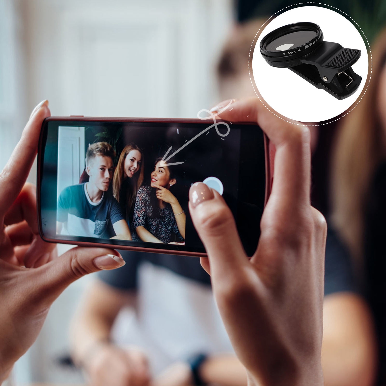 Milisten Photography Filter Phone Lens Filter Optical Glass 1 Set Water ...