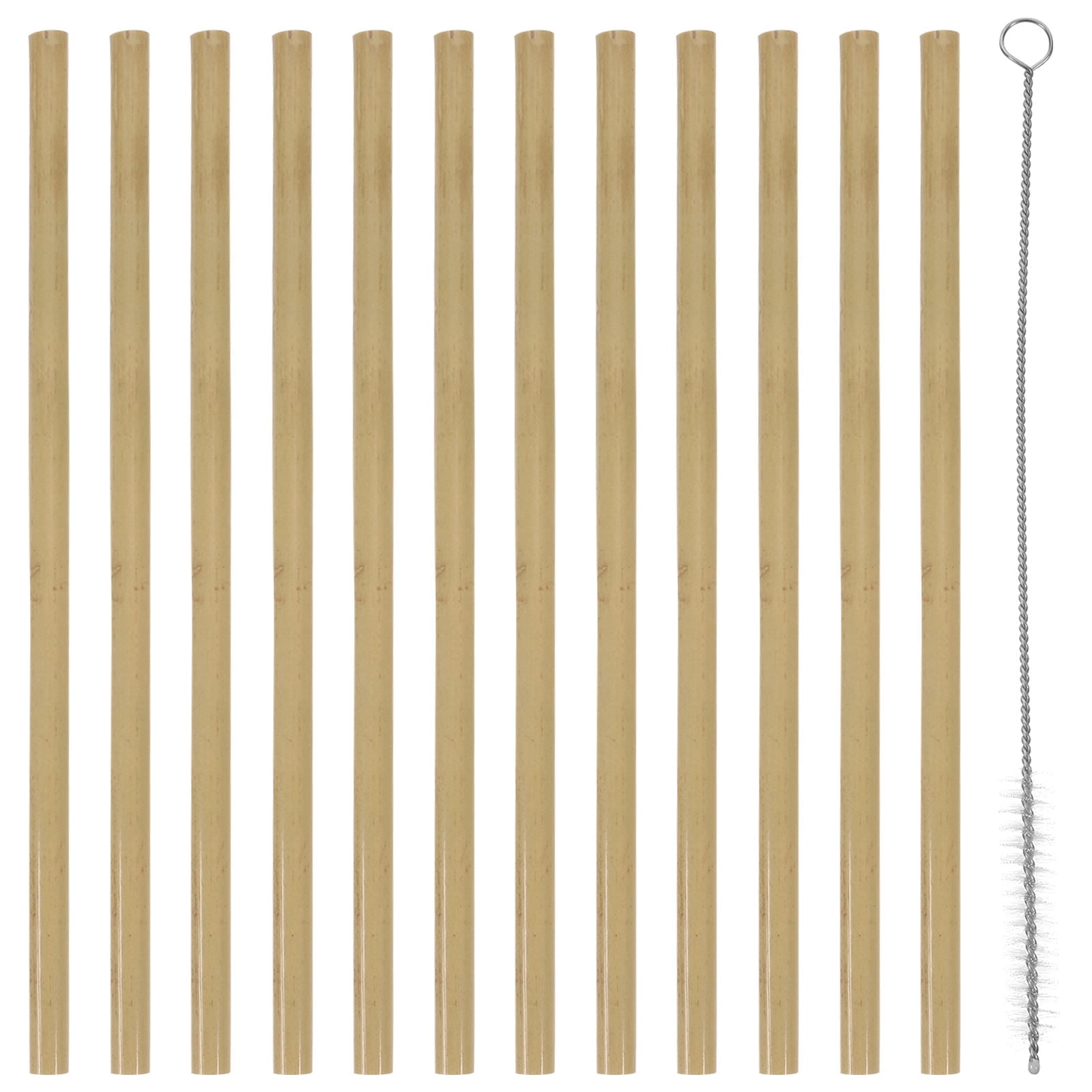 Milisten Assorted Color Bamboo Straws Reusable For Photography Props 1 ...