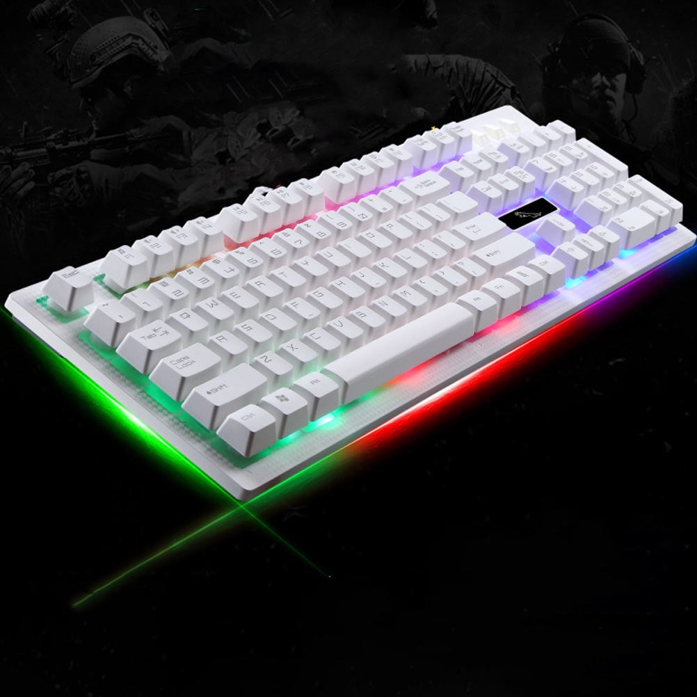 Milisten 1 Set Wired USB Game Suspension Keyboard Mouse Set Mechanical ...