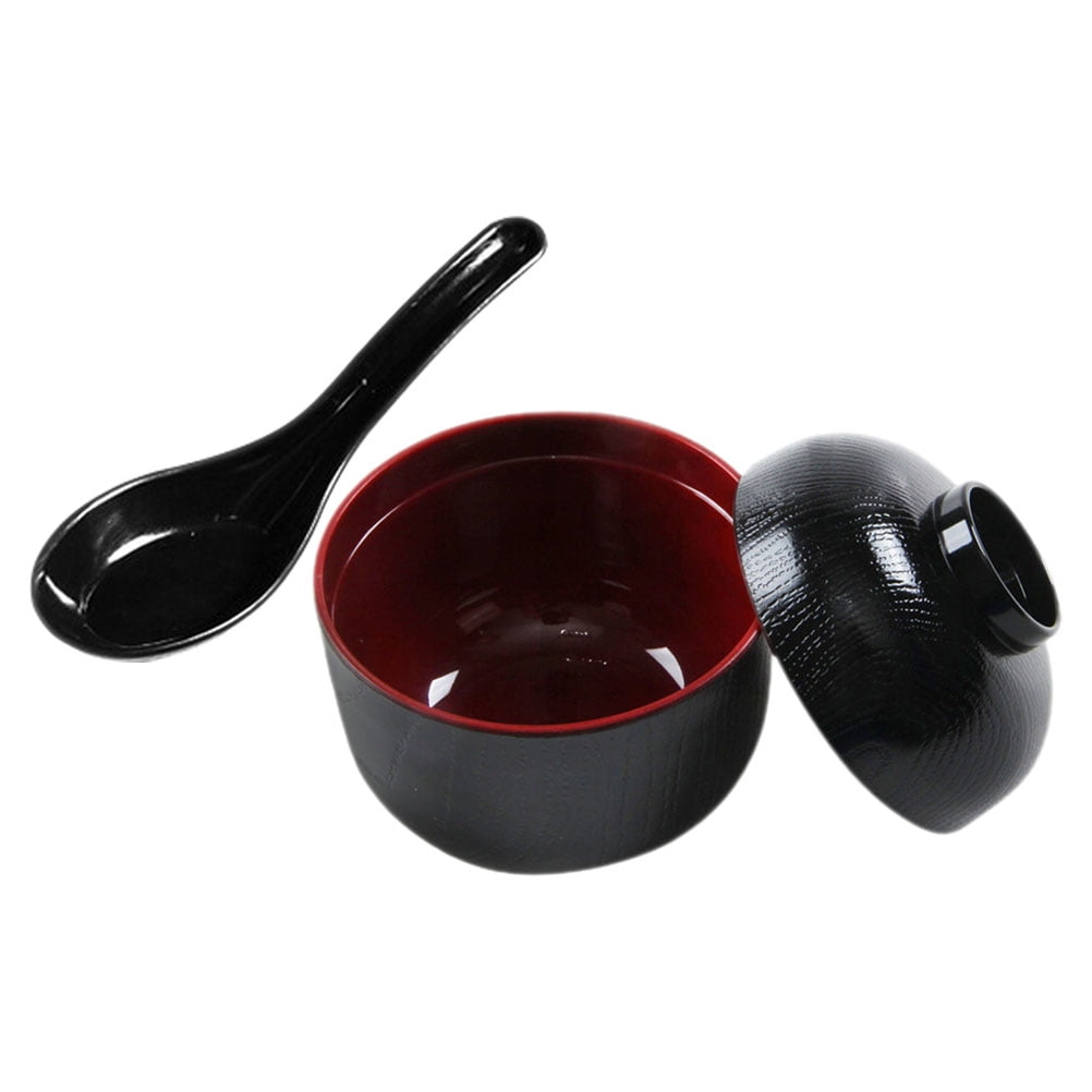 Milisten 1 Set of Japanese Style Bowl with Lid Small Soup Bowl Japanese ...