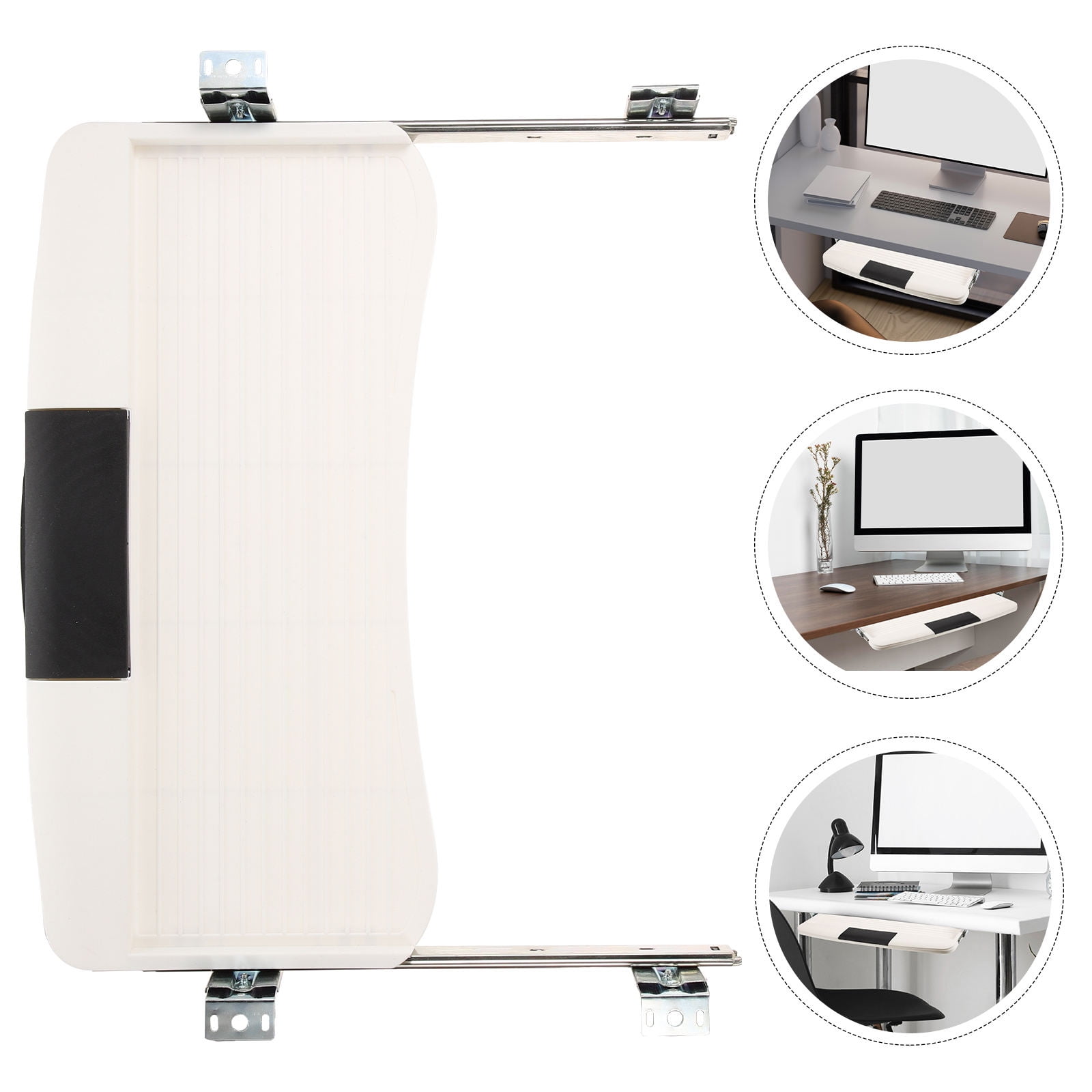 Milisten 1 Set of Office Keyboard Tray Under Desk Pull Out Keyboard ...
