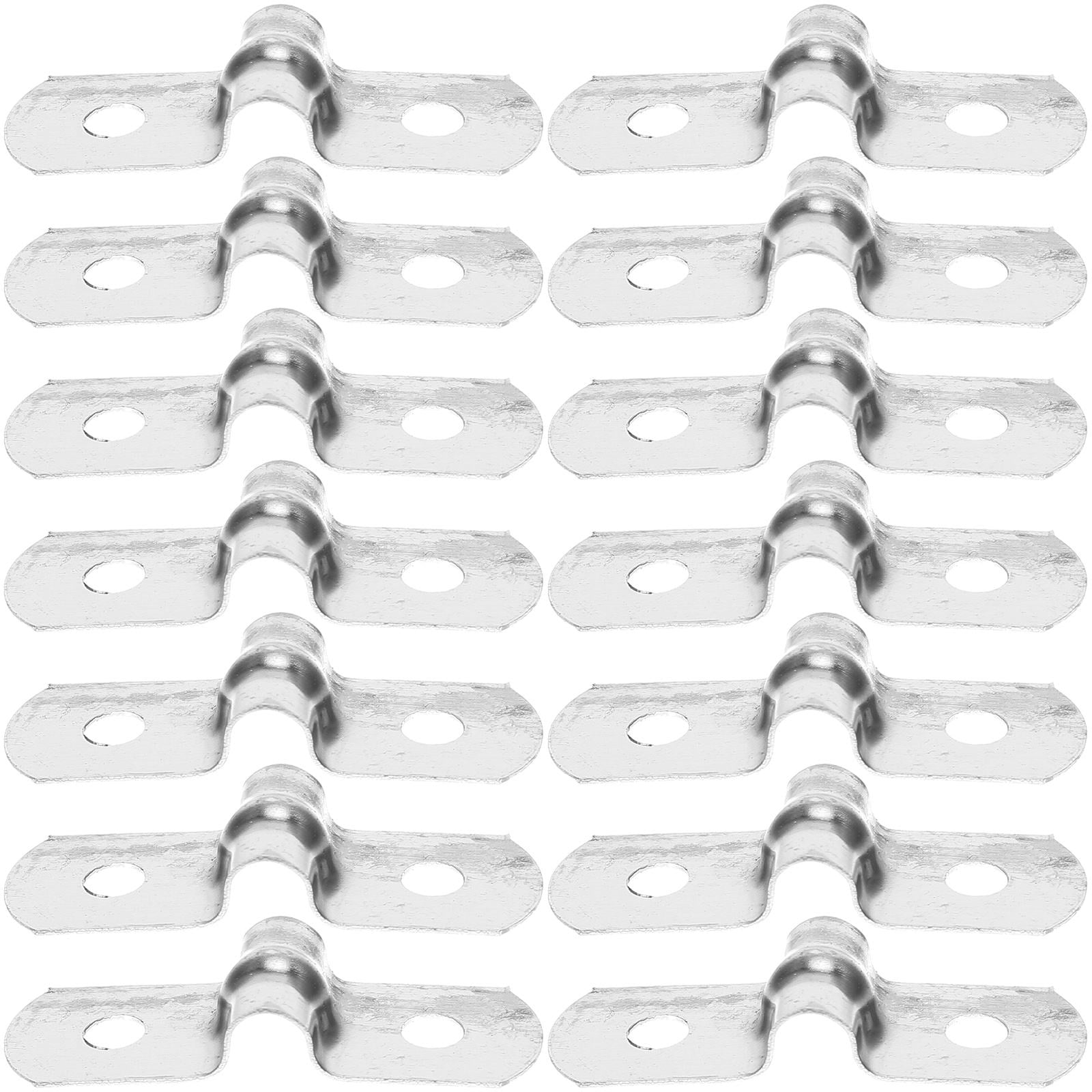 Milisten U Shaped Metal Fastening Clamps for Wires 100Pcs - Walmart.com