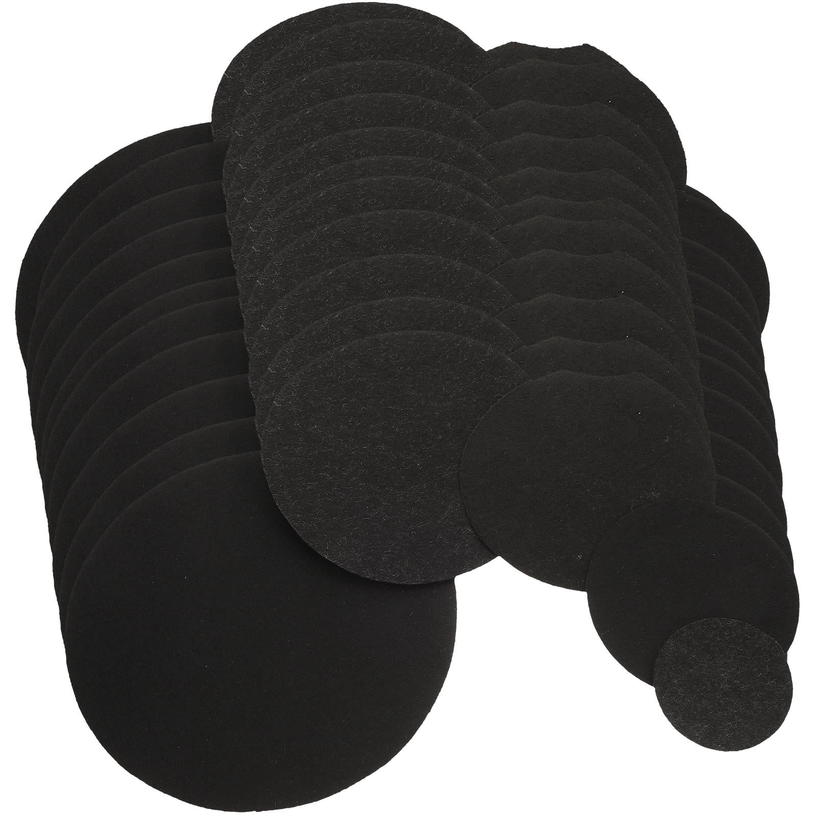 Milisten Planter Bottom Pad Round Flower Pot Mats Black Non-woven ...