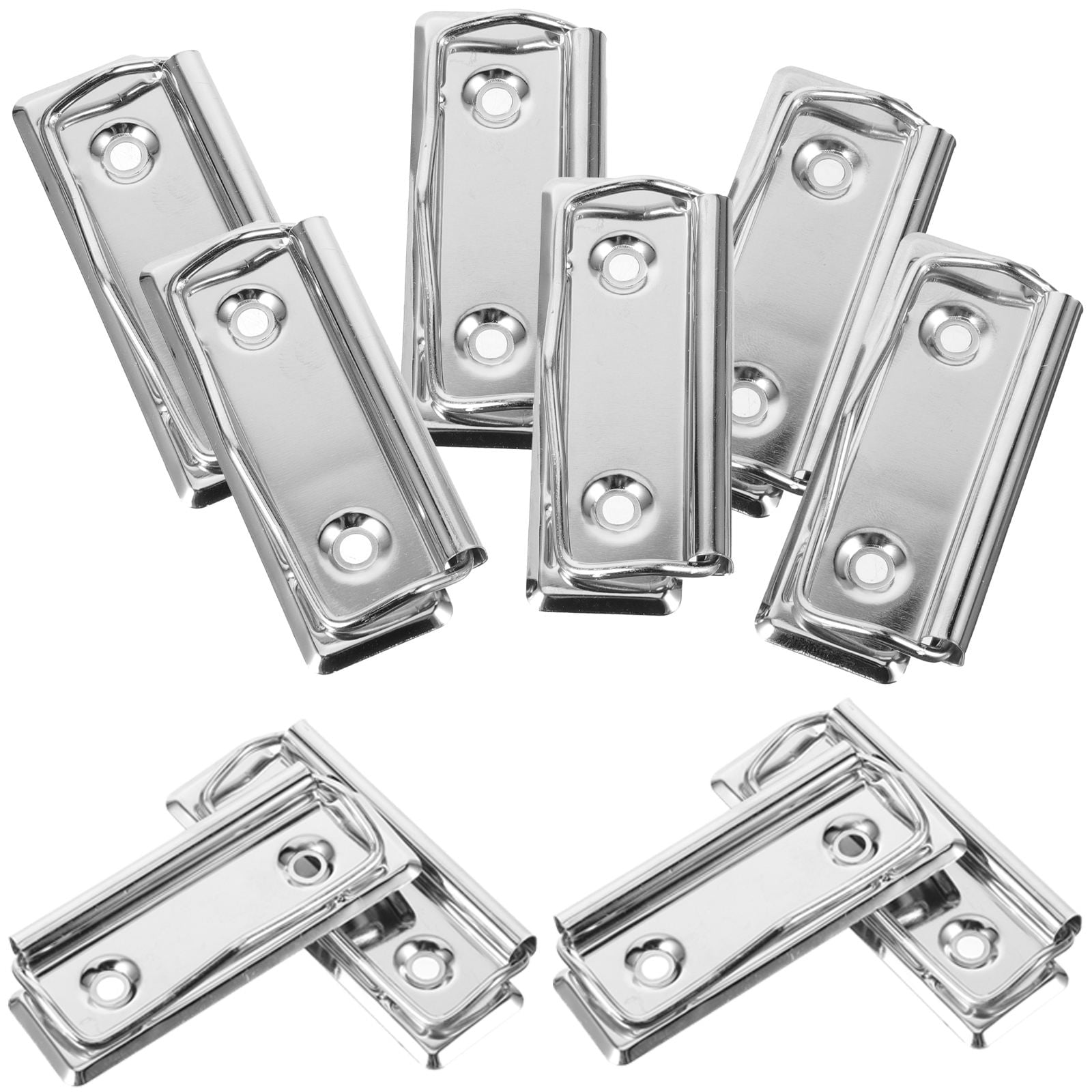 Milisten 10Pack Simple and Metal Stationery Clip for Clamping Menus and ...