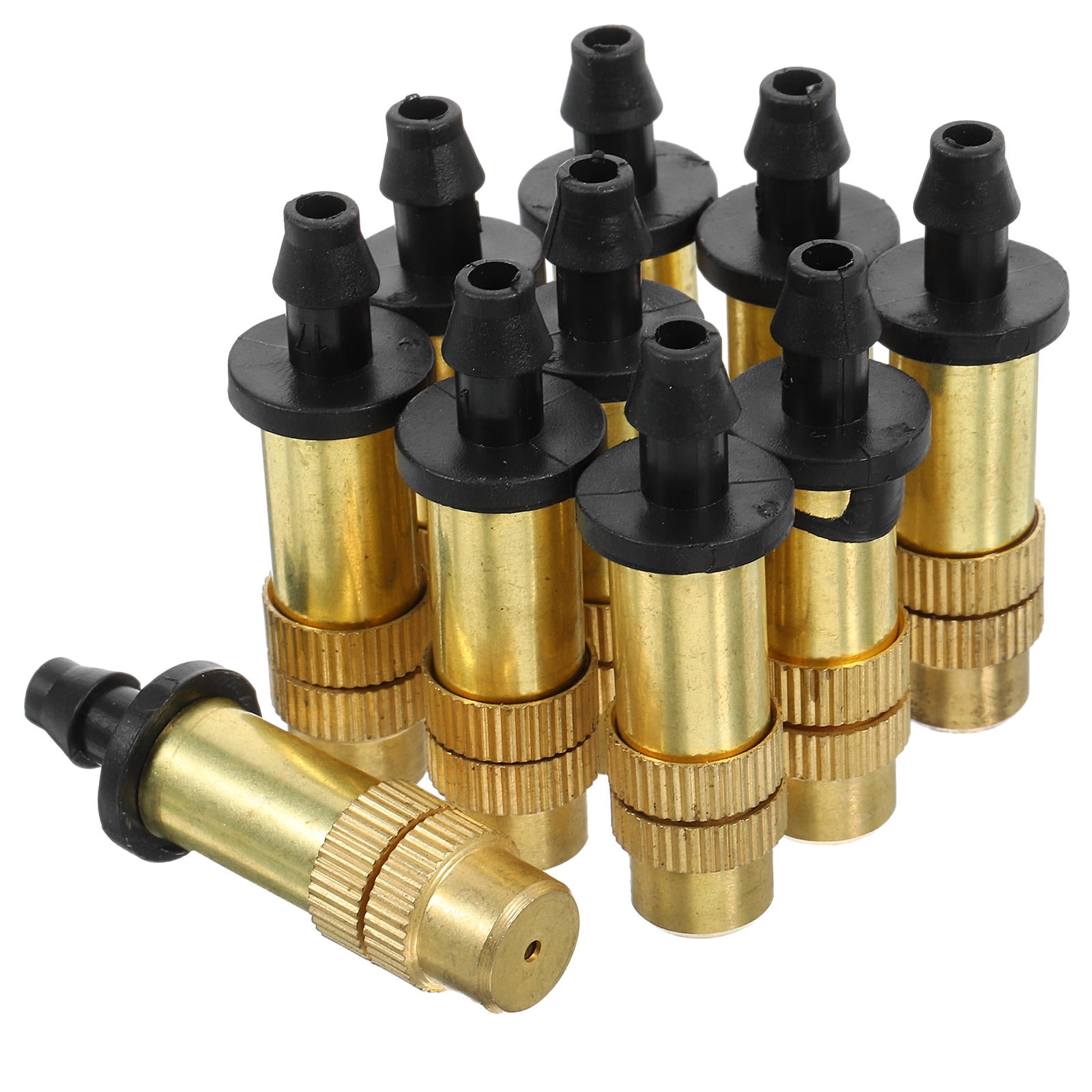 Milisten 10Pcs Adjustable Copper Nozzle for Water Misting Use with ...